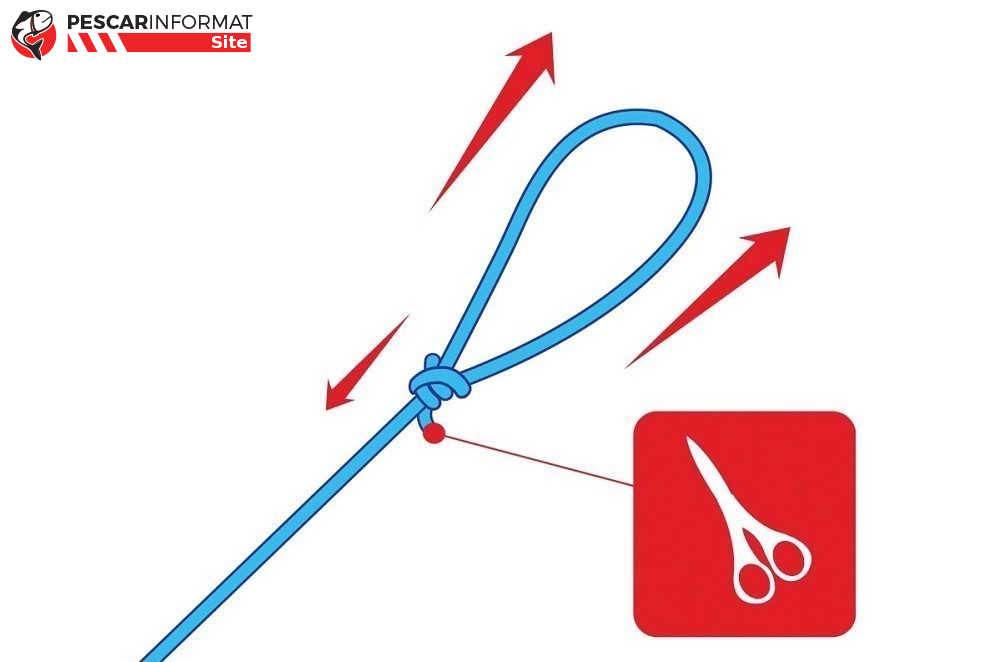 Bucla perfecta pentru atasarea liniei / monturii